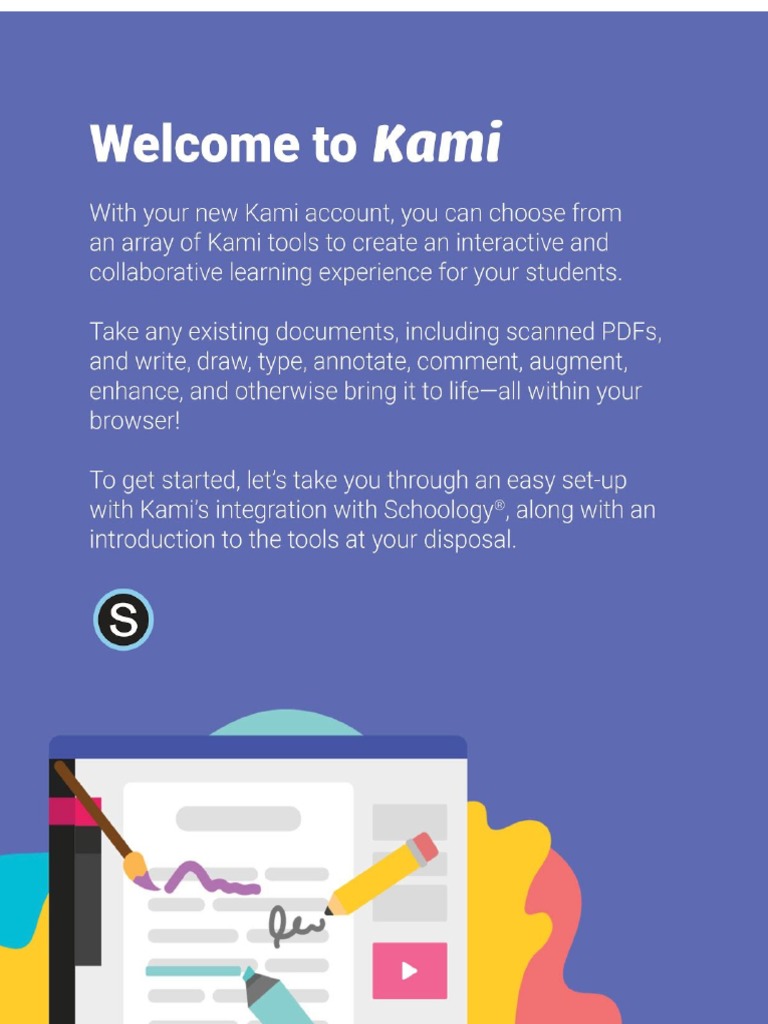 Using Kami with Schoology Guide | PDF | Career & Growth