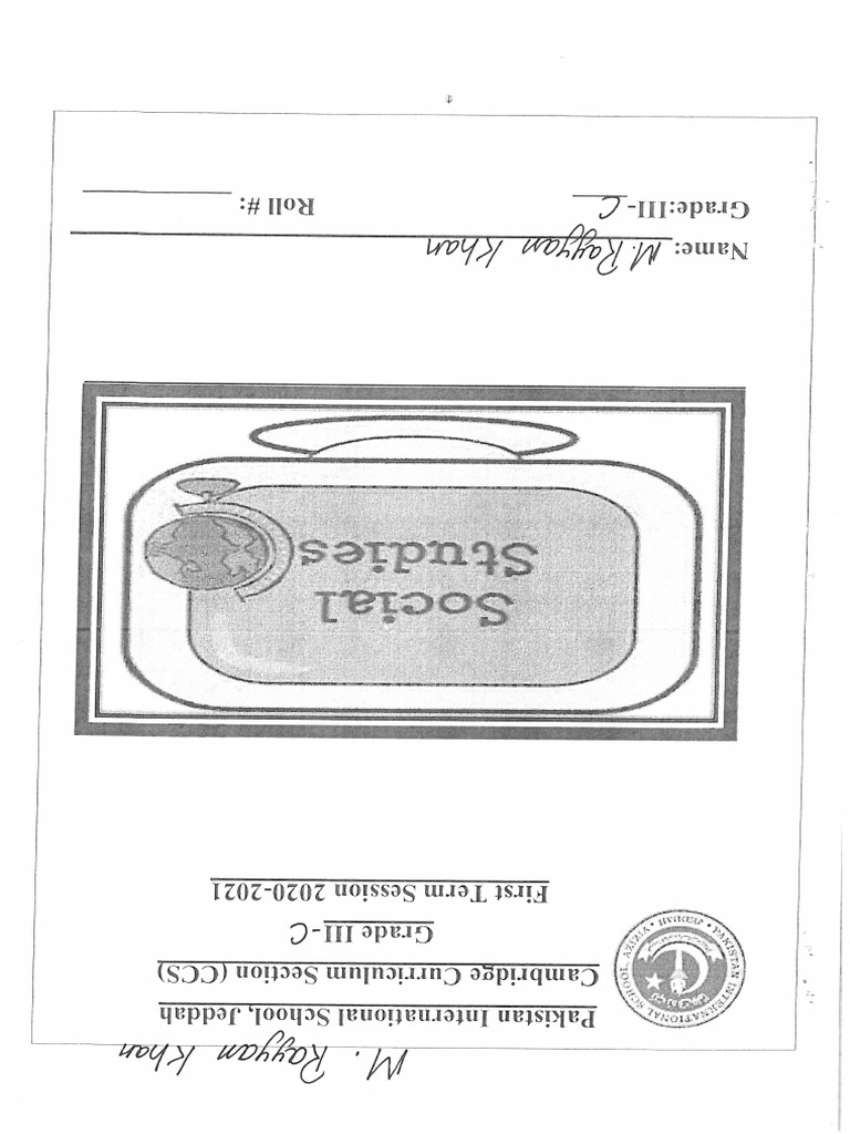 Social Studies Grade 3 Pdf