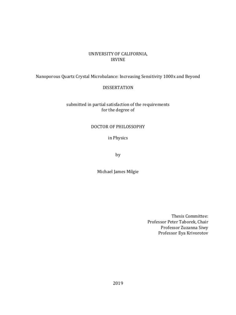 Derivation of Sauerbrey Equation | PDF | Physical Quantities | Applied ...