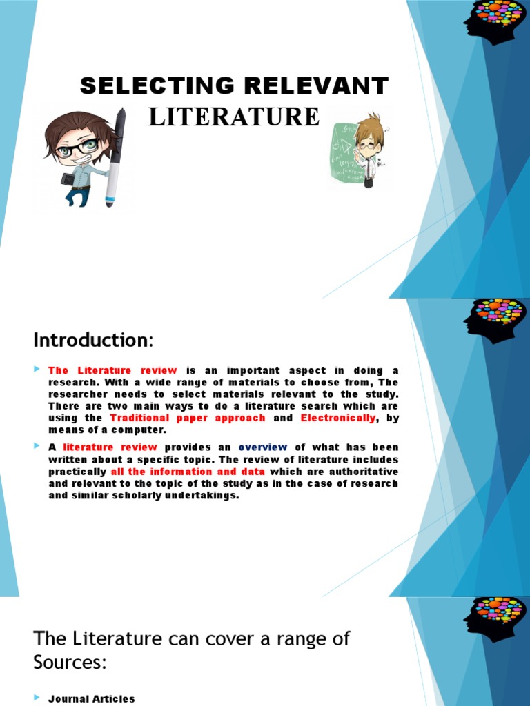 4 Selecting Relevant Literature | PDF | Thesis | Academia