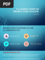 Types of Production Systems | PDF | Operations Management | Mass Production