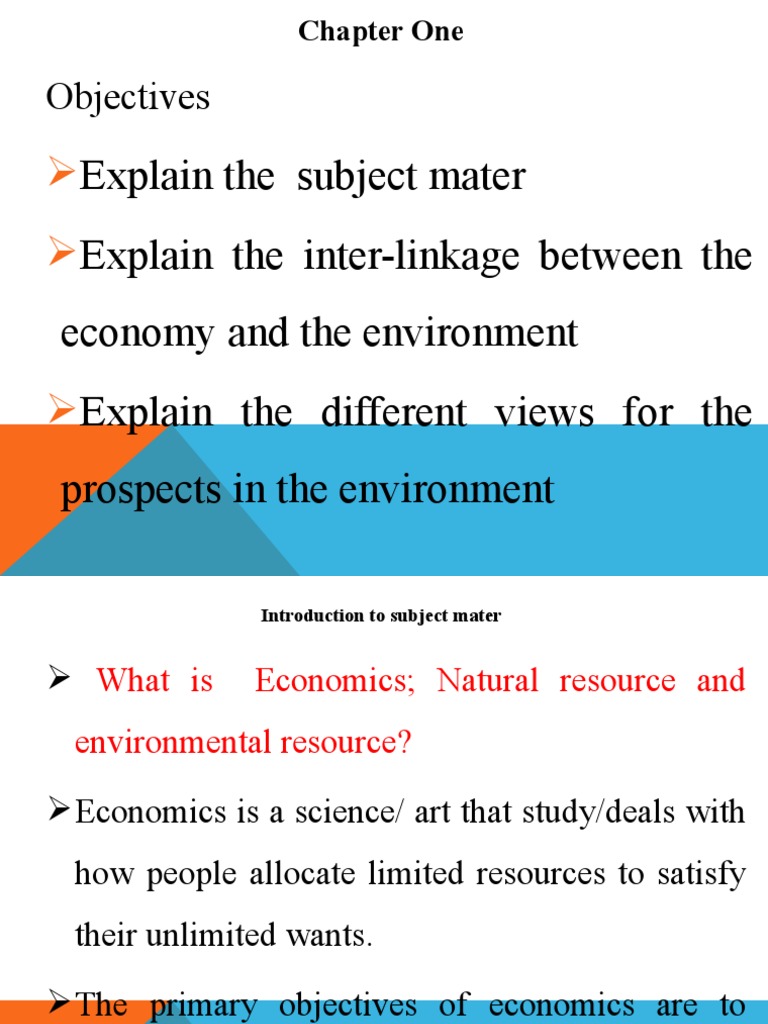 Economics of Natural and Environmental Resources | PDF | Neoclassical ...