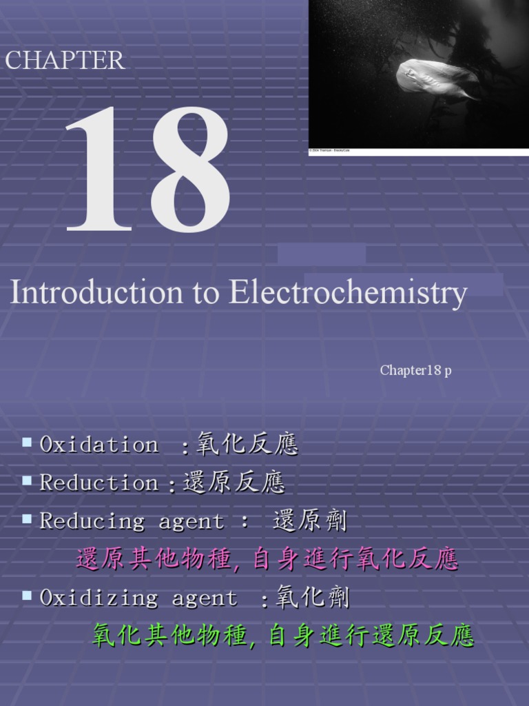 Introduction To Electrochemistry | Download Free PDF | Redox ...
