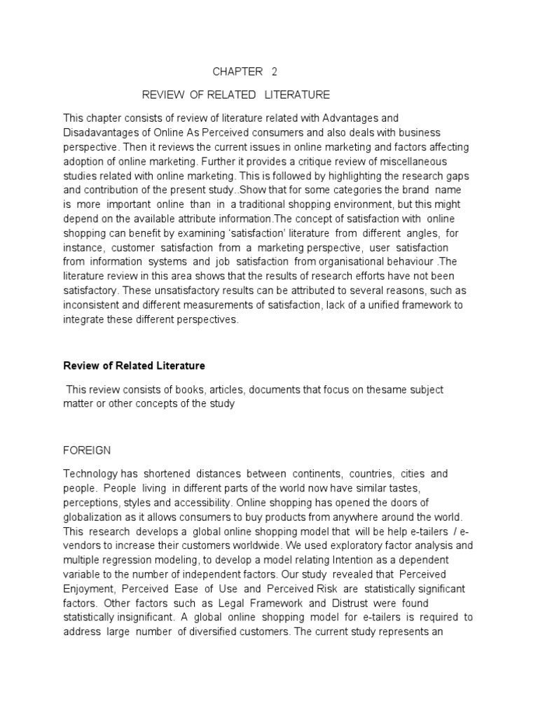 CHAPTER 2 in Practical Reasearch | PDF | Online Shopping | Retail