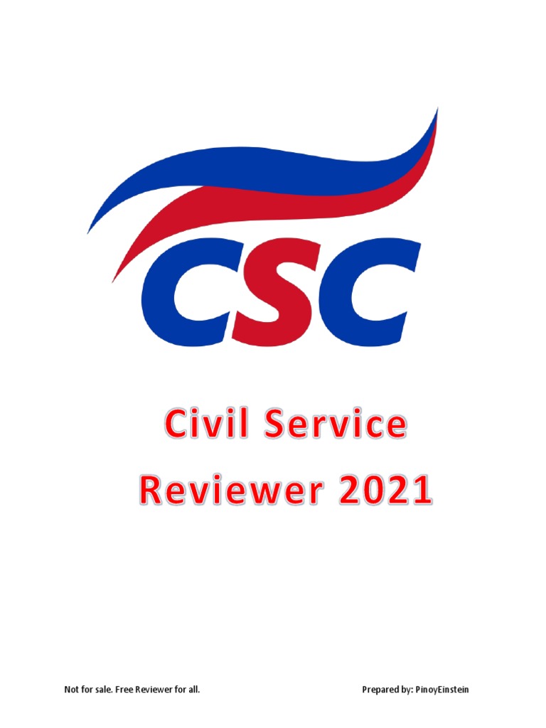 Civil Service Reviewer 2021 Guide | PDF | Verb | Comma