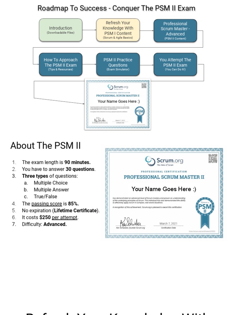 Professional Scrum Master - Advanced: Refresh Your Knowledge With PSM I ...