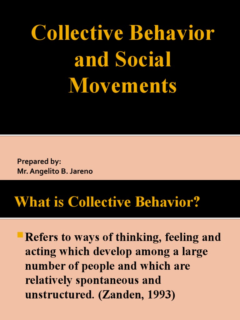IIIC. Collective Behavior and Social Movements | Download Free PDF ...