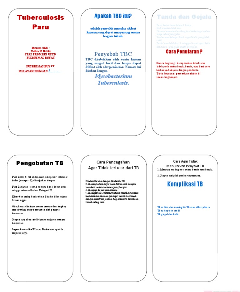 Panduan TBC untuk Masyarakat | PDF