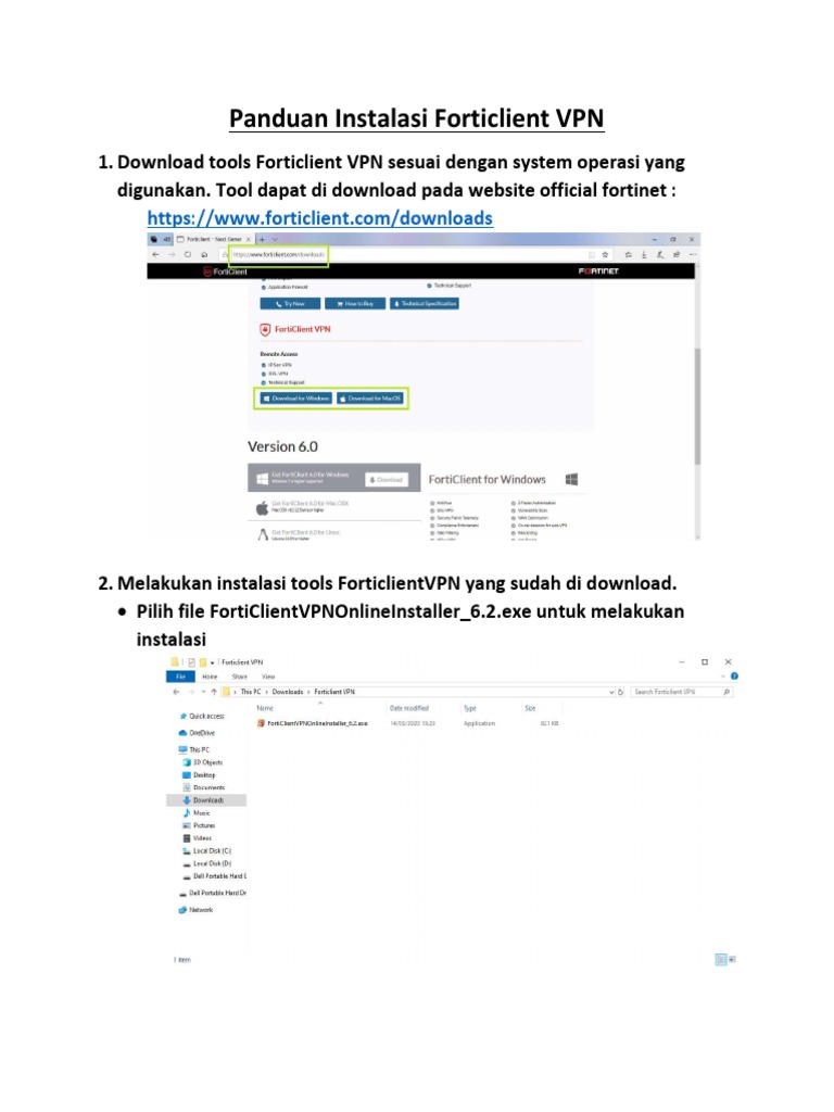 Panduan Forticlient VPN Dan Video Conference Menggunakan Join ...