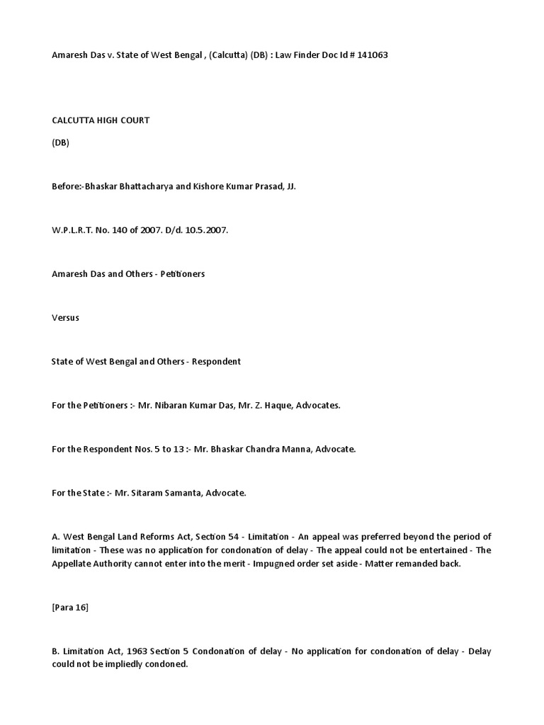 Delay Application | PDF | Appeal | Tribunal