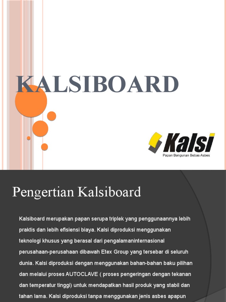 Kalsiboard: Jenis dan Keunggulannya | PDF | Griya & Taman | Komputer