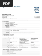 ROCOR NB Liquid Safety Data Sheet | PDF | Redox | Nitrate