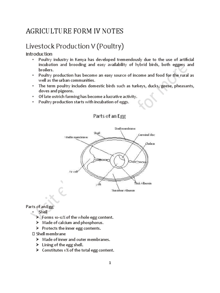 Form 4 Agriculture Notes | PDF | Internal Combustion Engine | Piston