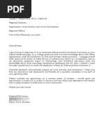 Application Letter - Deped Ao Ii | PDF