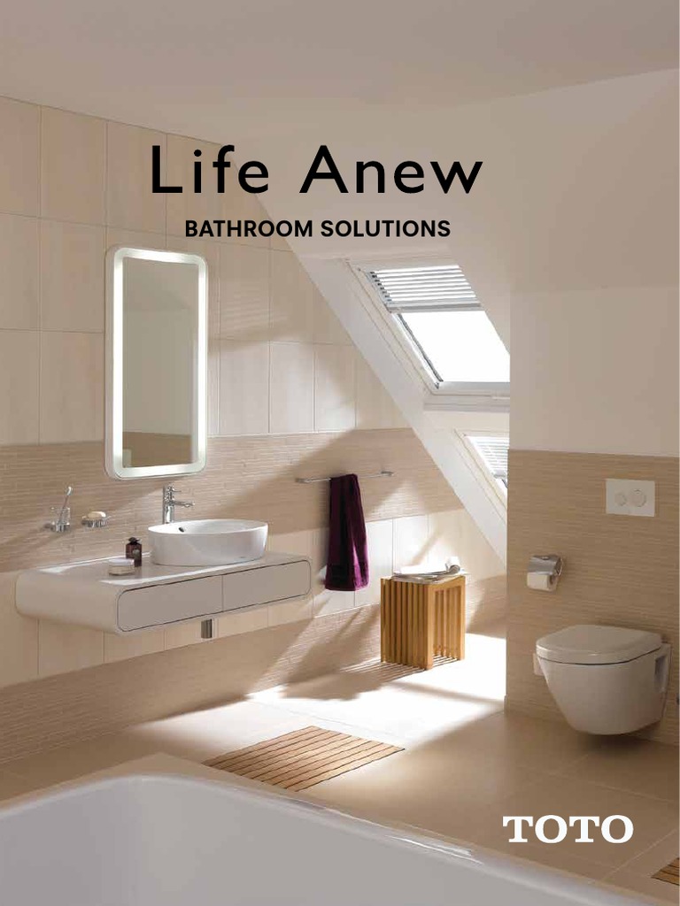 TOTO Bathroom Solutions Catalogue | PDF | Toilet | Water