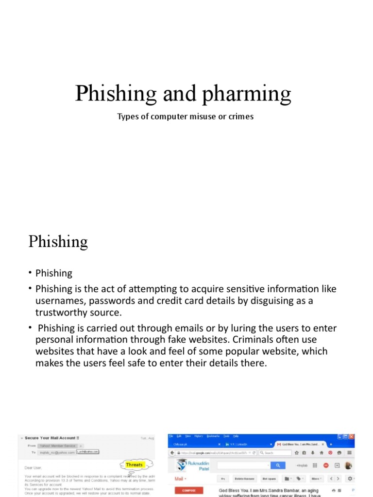 Olevel 2 Phishing and - Pharming | PDF