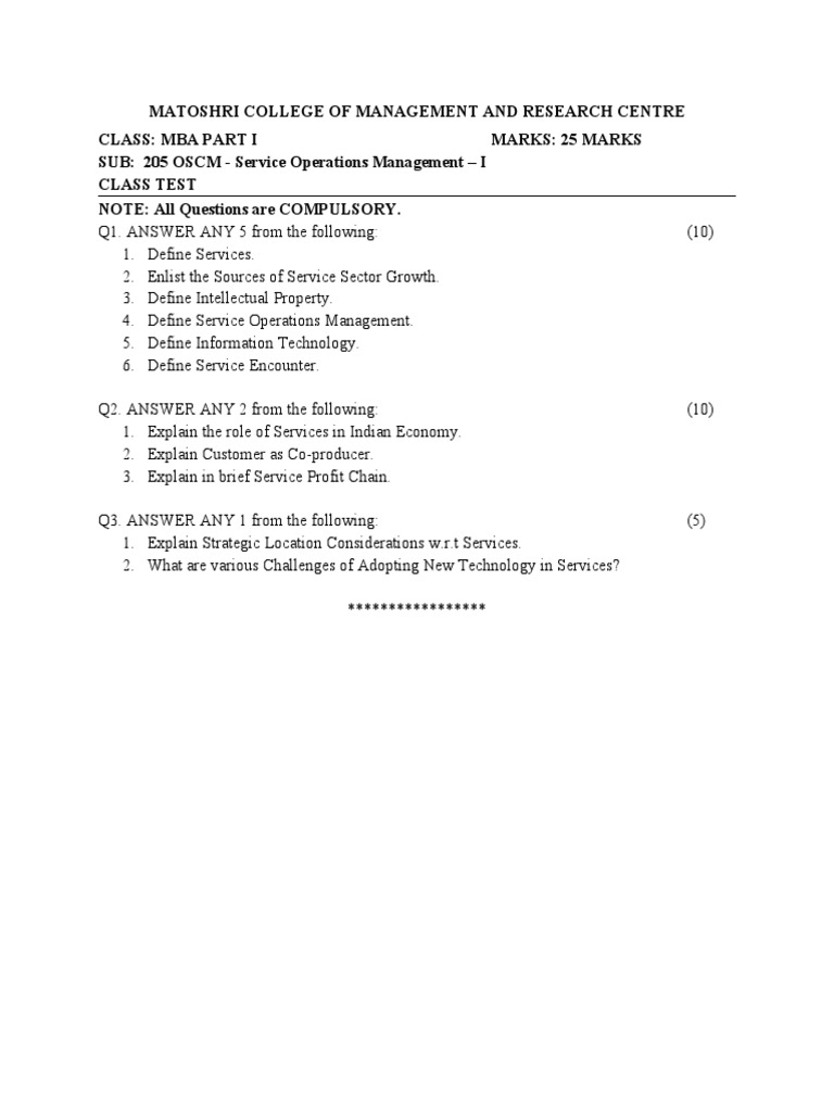 Digital Service Operations Management | PDF | Business