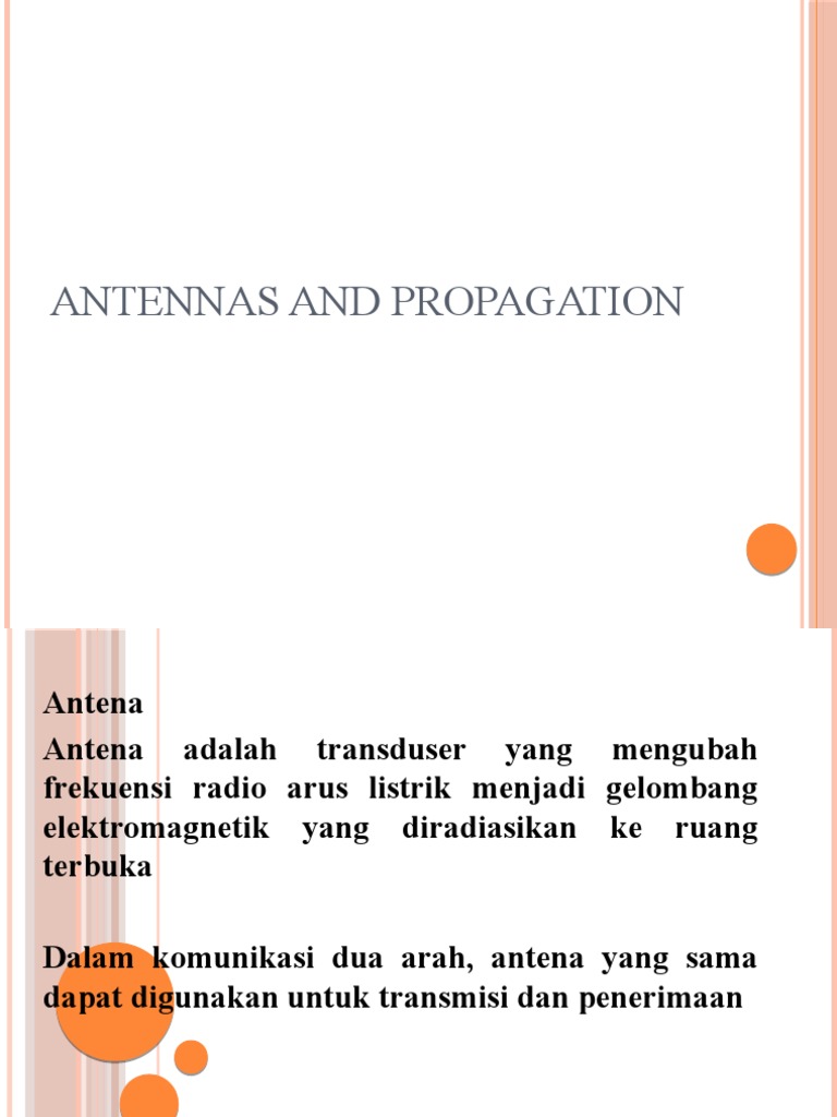 Antena Dan Propagasi | PDF