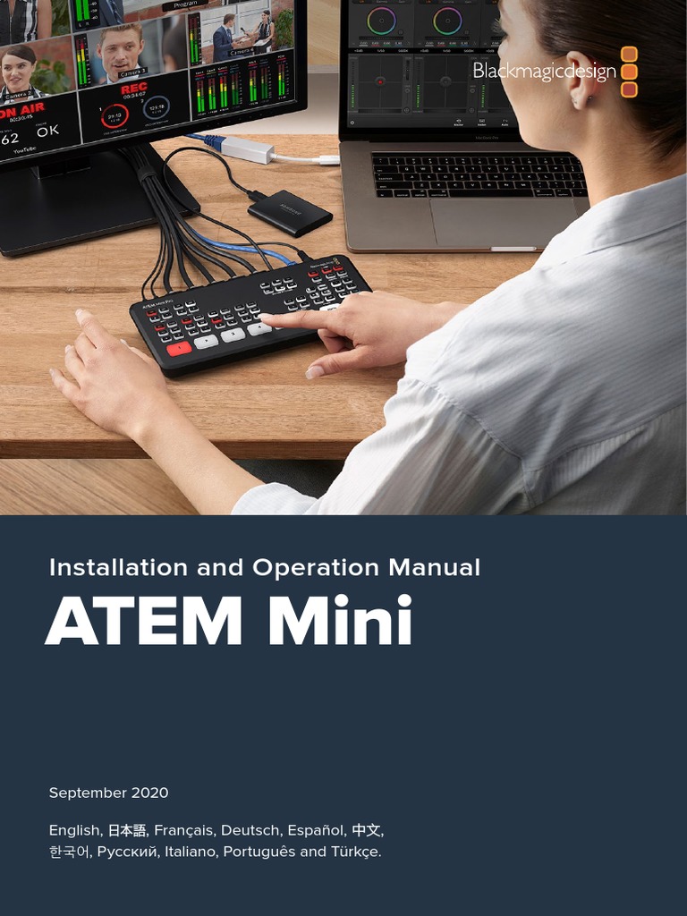 Pages From ATEM - Mini - Manual | PDF | Hdmi | Video