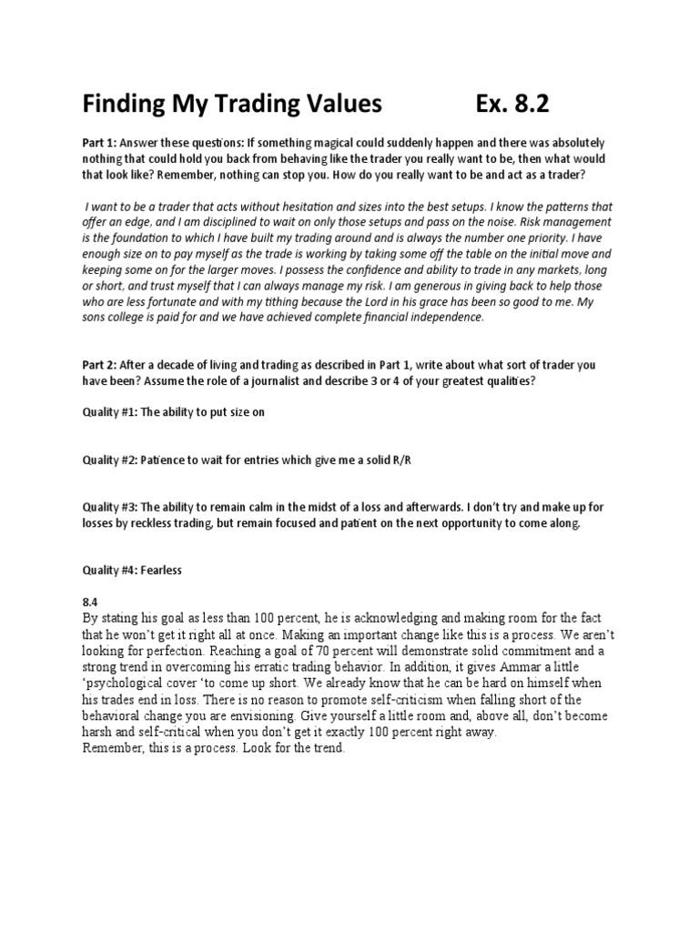 Trading Mindfully Training #2 | PDF | Psychological Concepts | Psychology