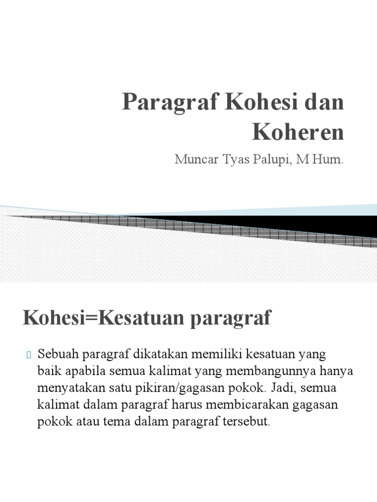 Paragraf Kohensi Dan Koheren | PDF