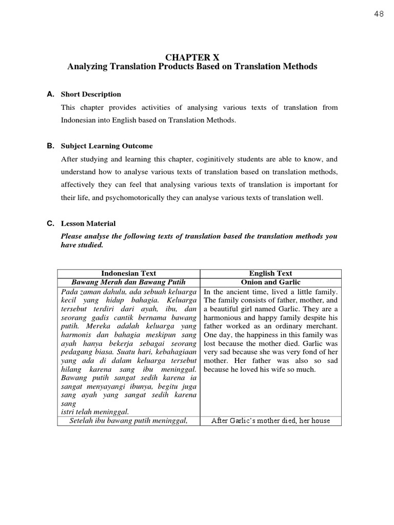 Translation Indo-English Handout-49-53 | PDF | Herbs And Spices ...