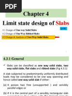 RC Chapter 4 Edge Supported Two Way Slabs | PDF | Beam (Structure) | Bending