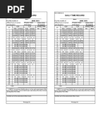 DTR Editable Form | PDF