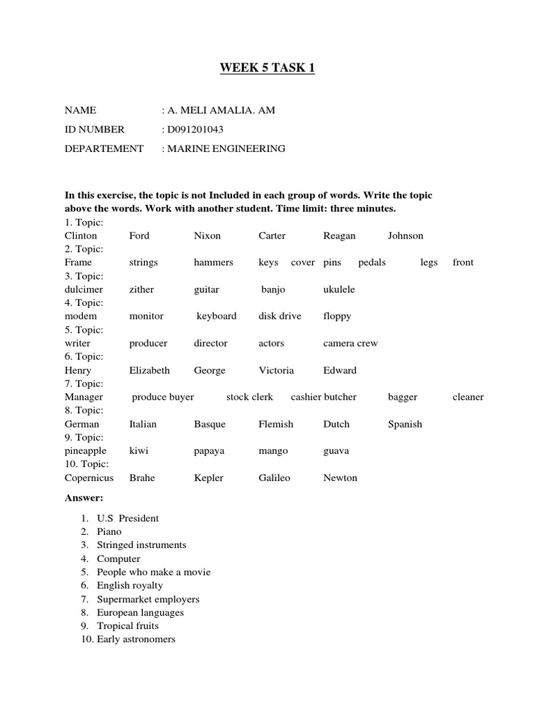 Week 5 Task 1 - D091201043 - A. Meli Amalia. Am | PDF
