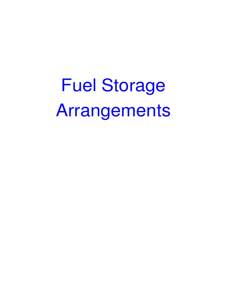 Vessel Fuel Storage & Refuelling Guide | PDF | Oil Tanker | Transport