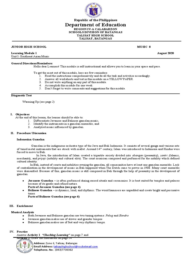 Mapeh WK-1 G8 | PDF | Physical Fitness | Gender