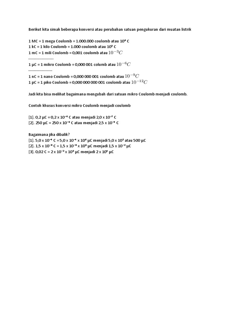 Berikut Kita Simak Beberapa Konversi Atau Perubahan Satuan Pengukuran ...