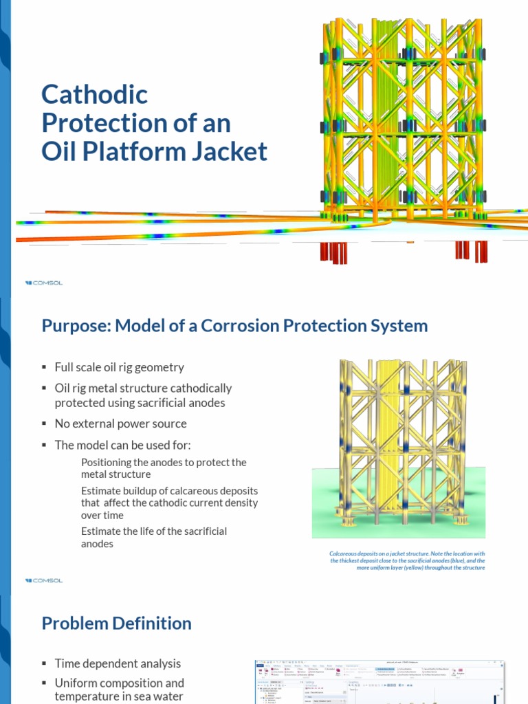 Cathodic Protection of An Oil Platform Jacket | PDF | Anode | Cathode