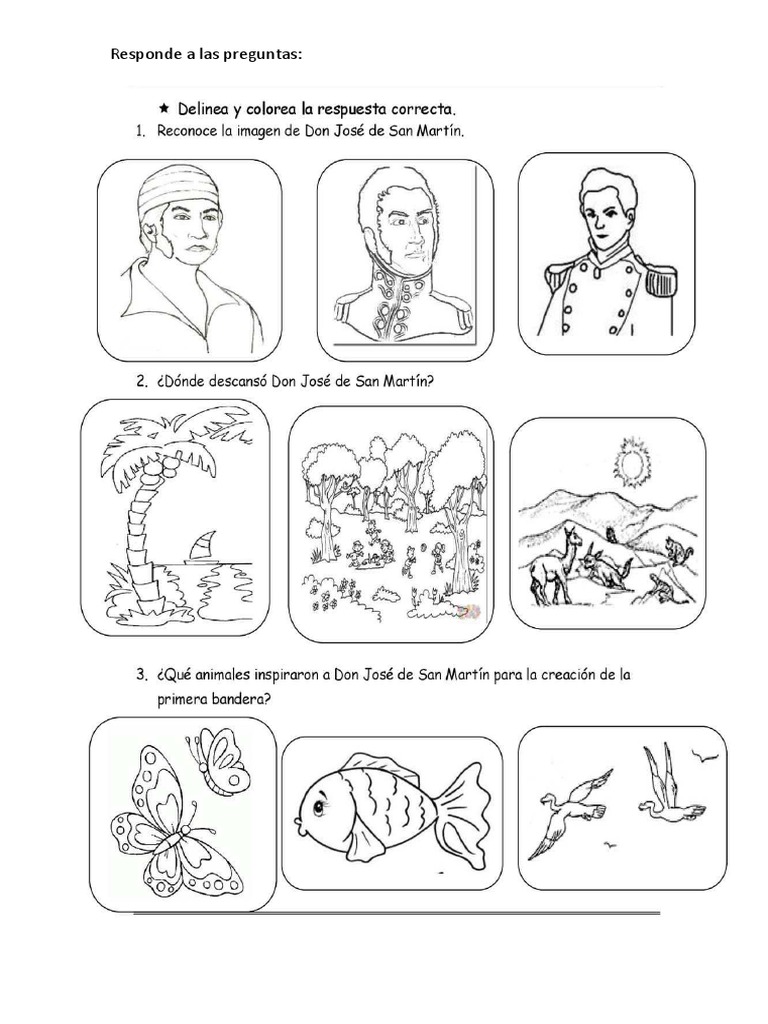 PREGUNTAS Sobre El Cuento de San Martin | PDF