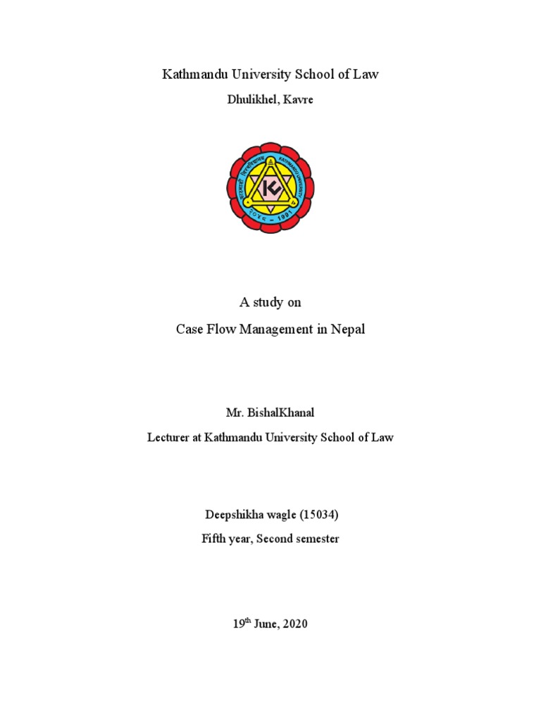 Kathmandu University School of Law: Dhulikhel, Kavre | PDF | Judgment (Law) | Automation