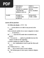 Class 8 Ch-1 Computer Network Notes | PDF | Network Topology | Computer ...