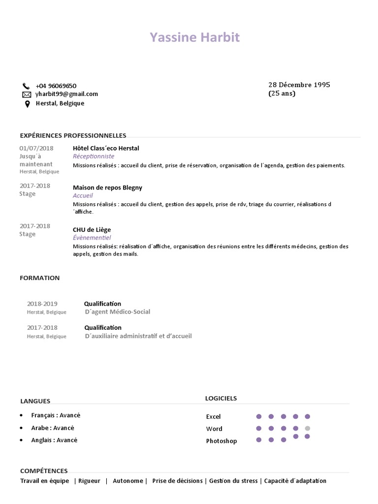 Profil de Yassine Harbit | PDF