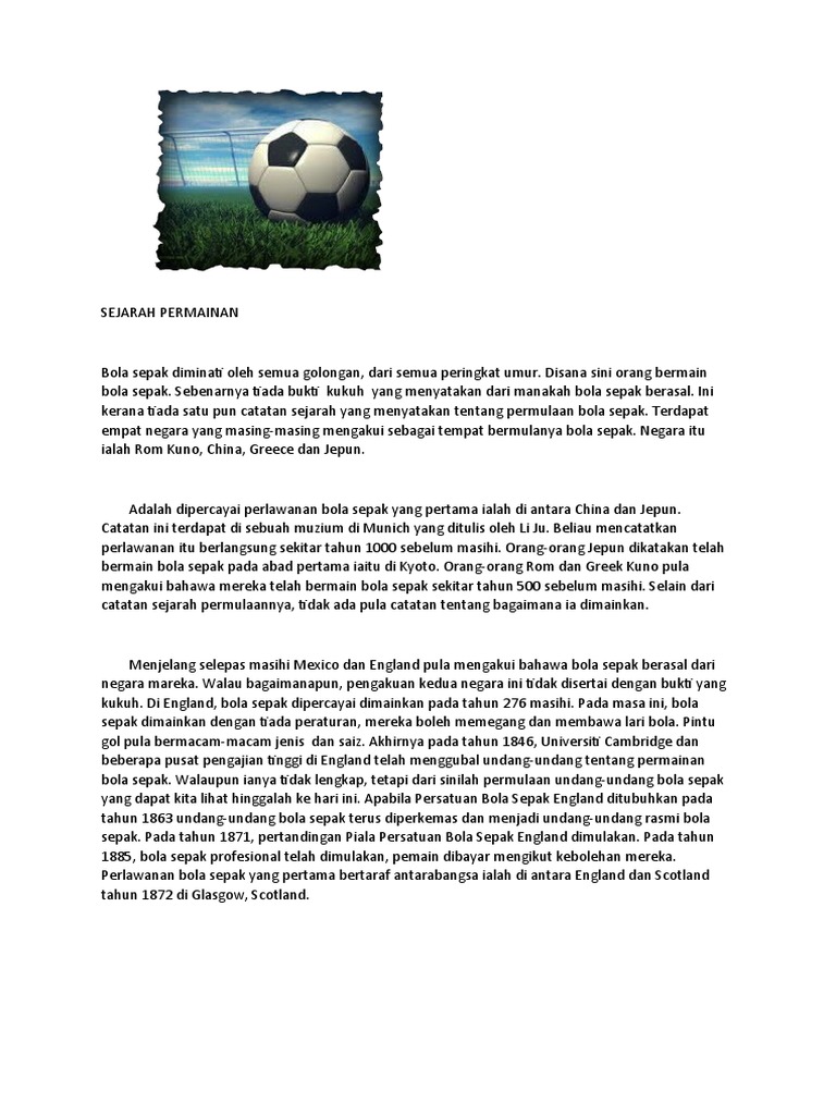 Bola Sepak | PDF