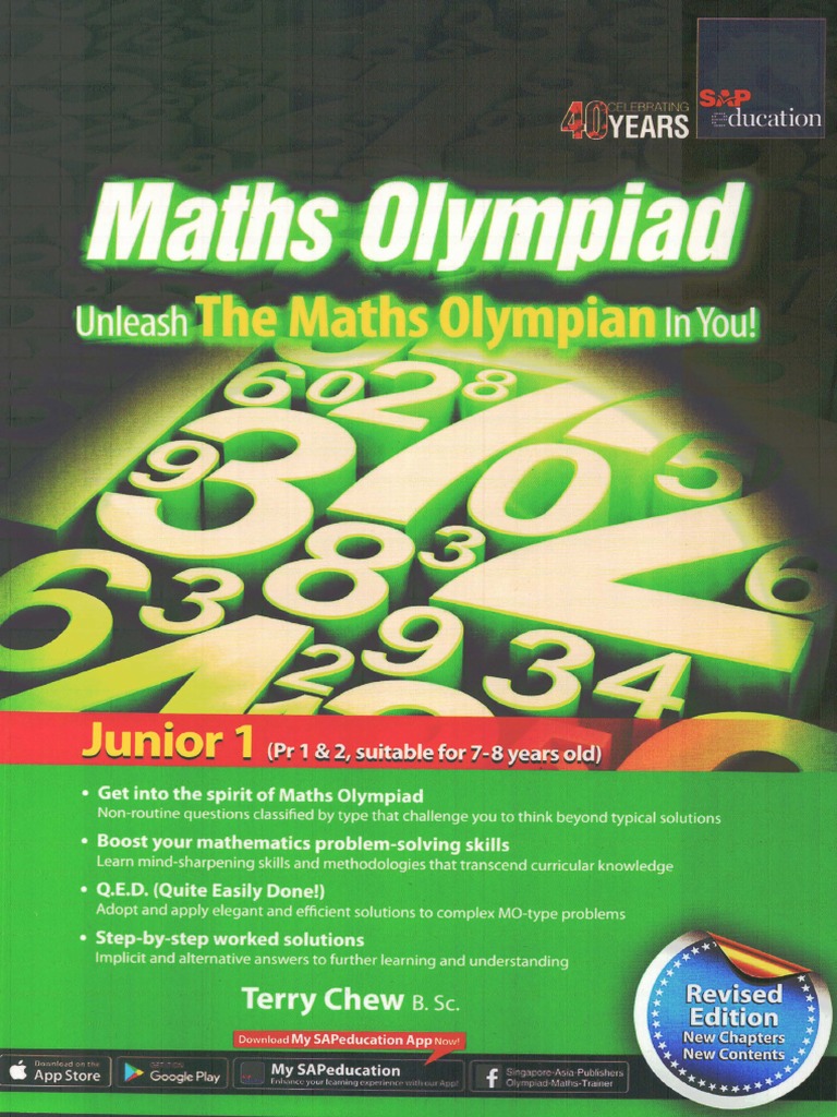 Math Olympiad Junior 1 (Primary 1 and 2 Grade) by Terry Chew | PDF