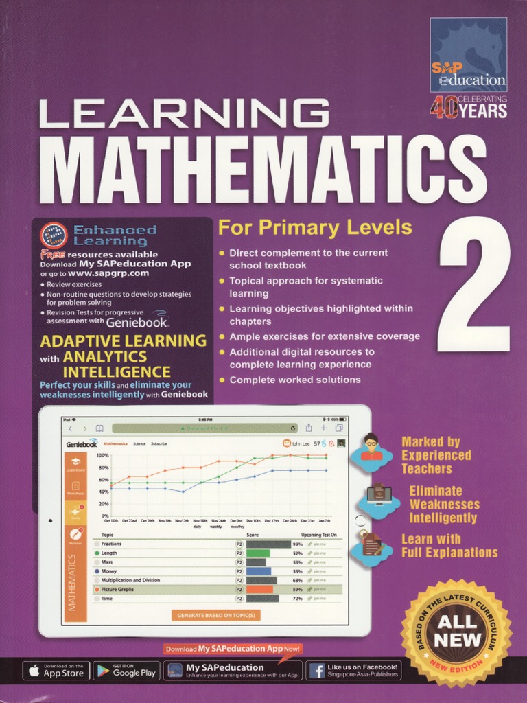 Learning Mathematics For Primary Levels 2 by SAP Education | PDF