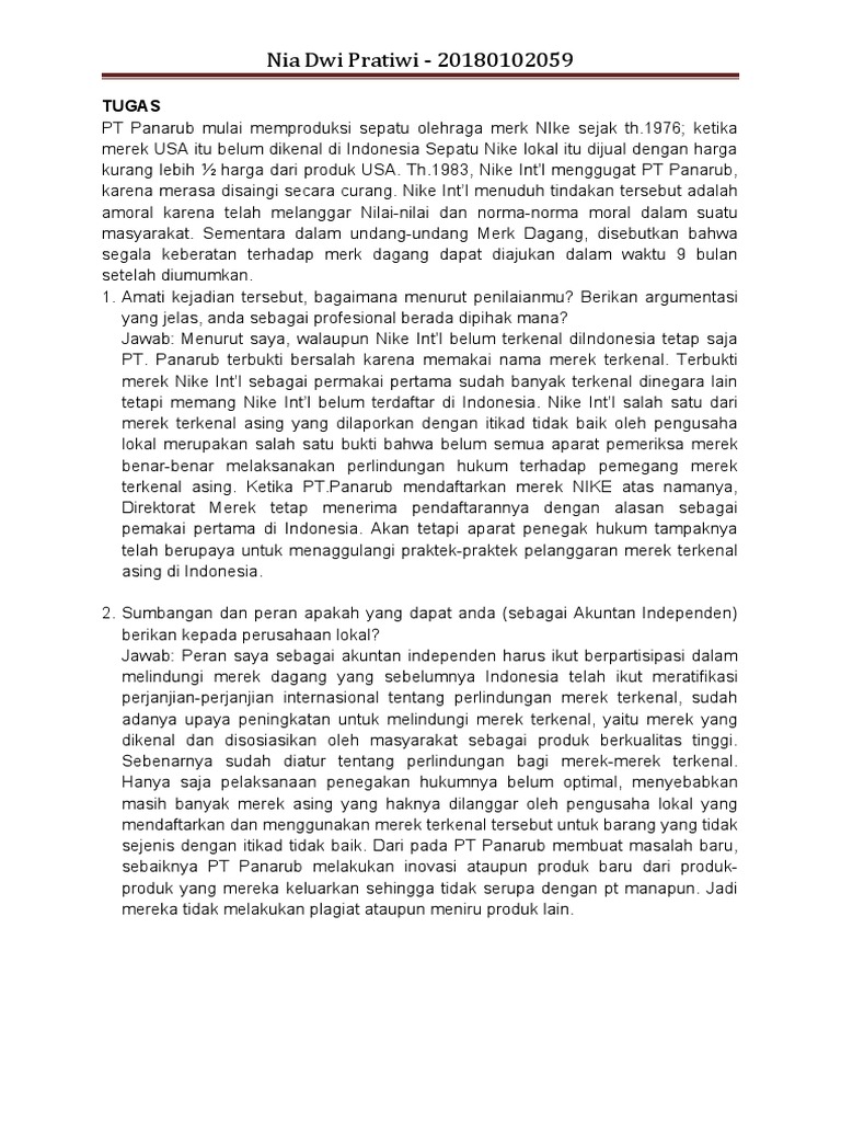 TUGAS Etprof 2 | PDF