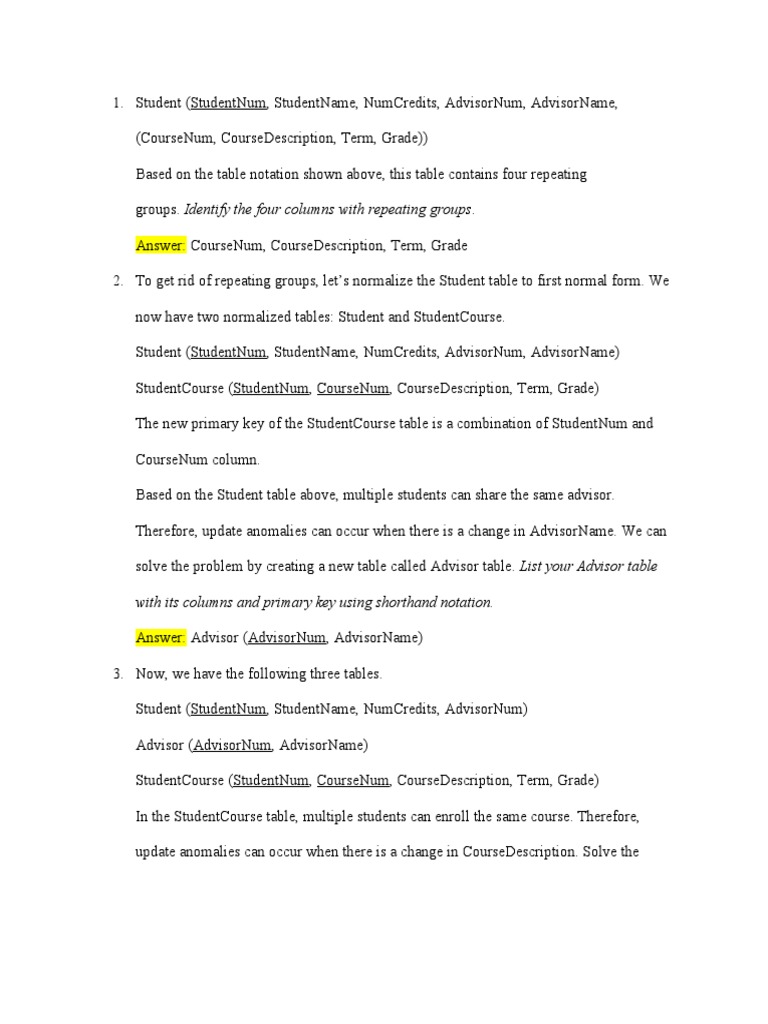 Module 5 - Normalization | PDF | Information Retrieval | Information Management