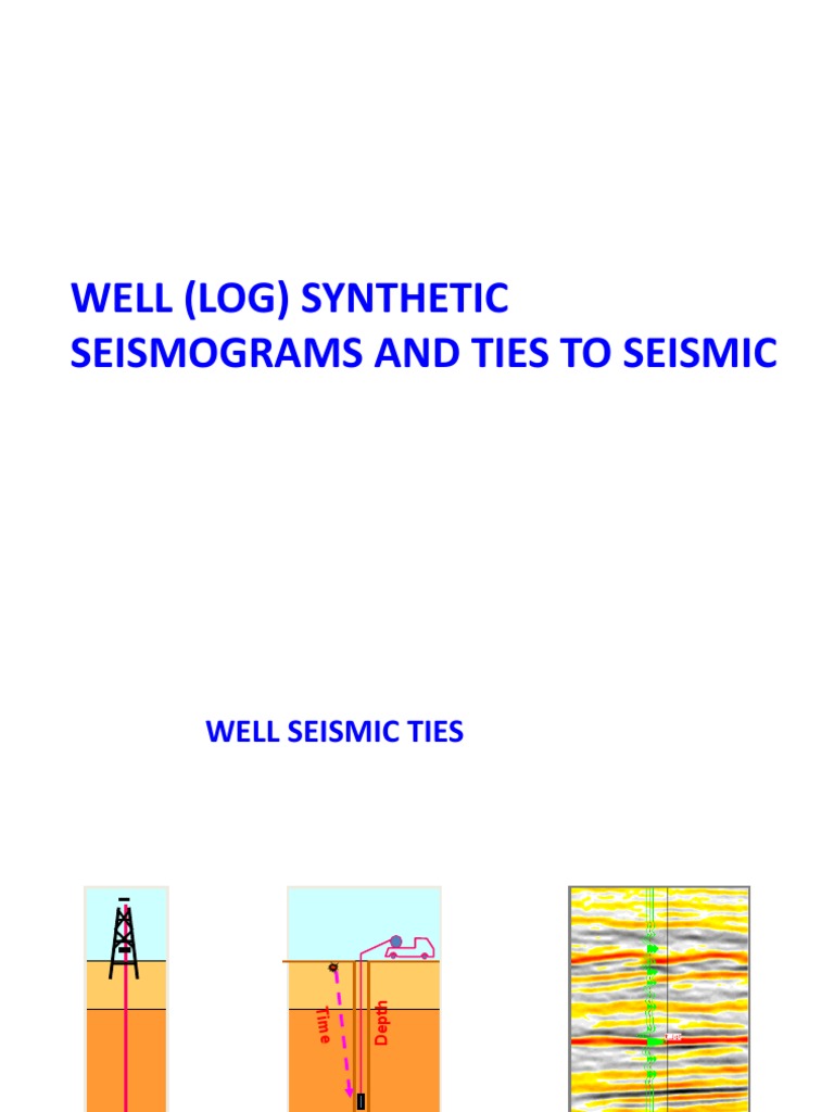 Well (Log) Synthetic Seismograms and Ties To Seismic | PDF | Seismology ...