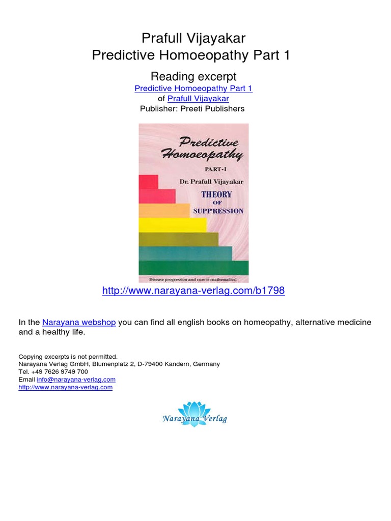Predictive Homoeopathy Part 1 Prafull Vijayakar.01798 - 2sample ...