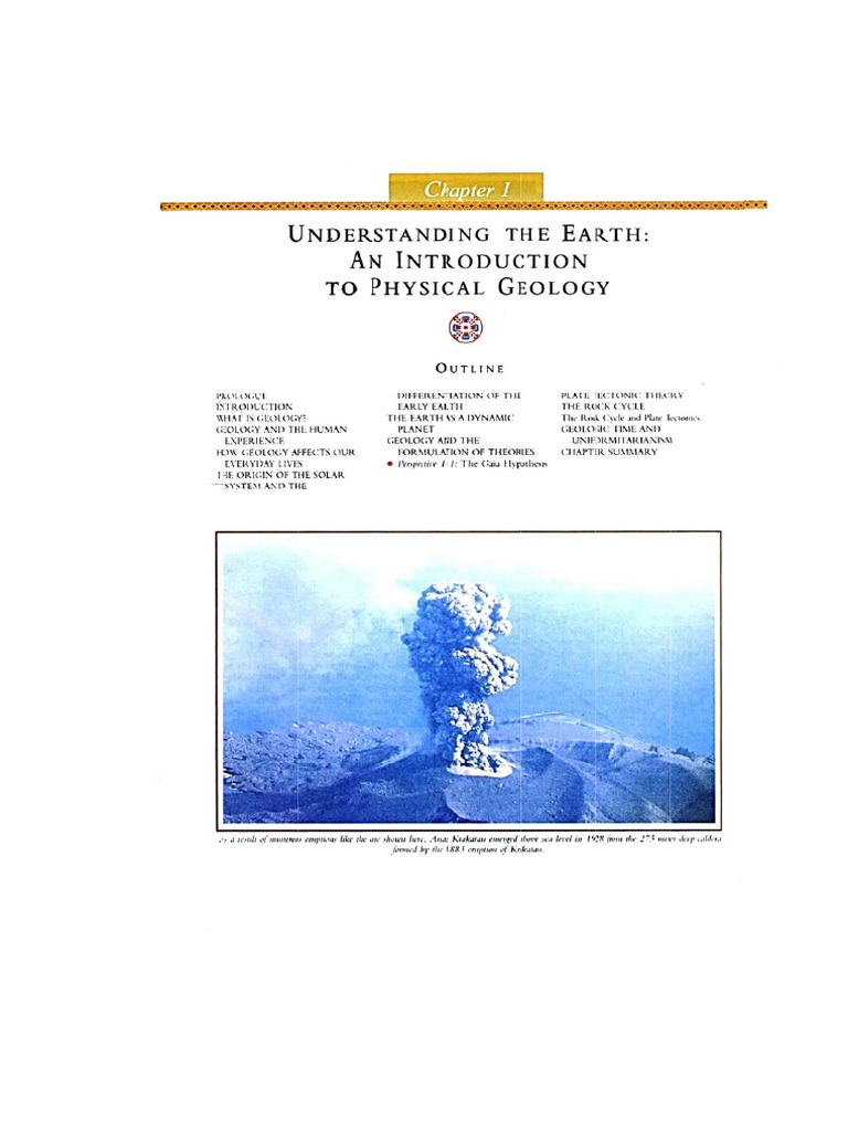 1-Introduction To Physical Geology | PDF | Rock (Geology) | Sedimentary Rock