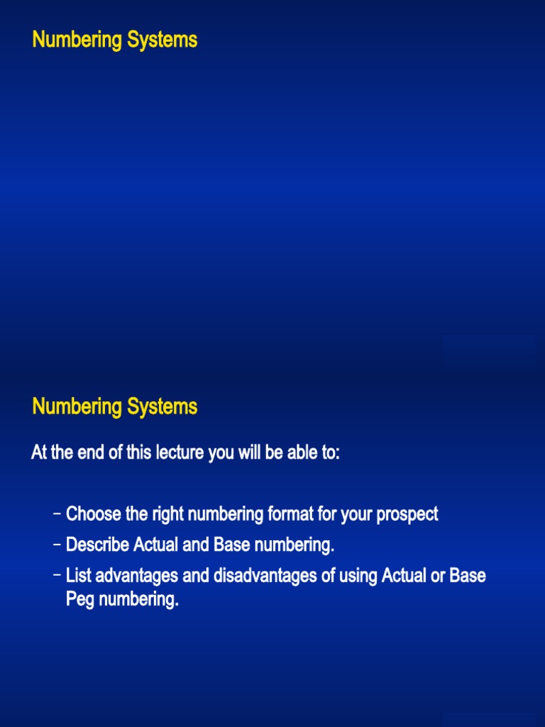 Numbering Systems | PDF
