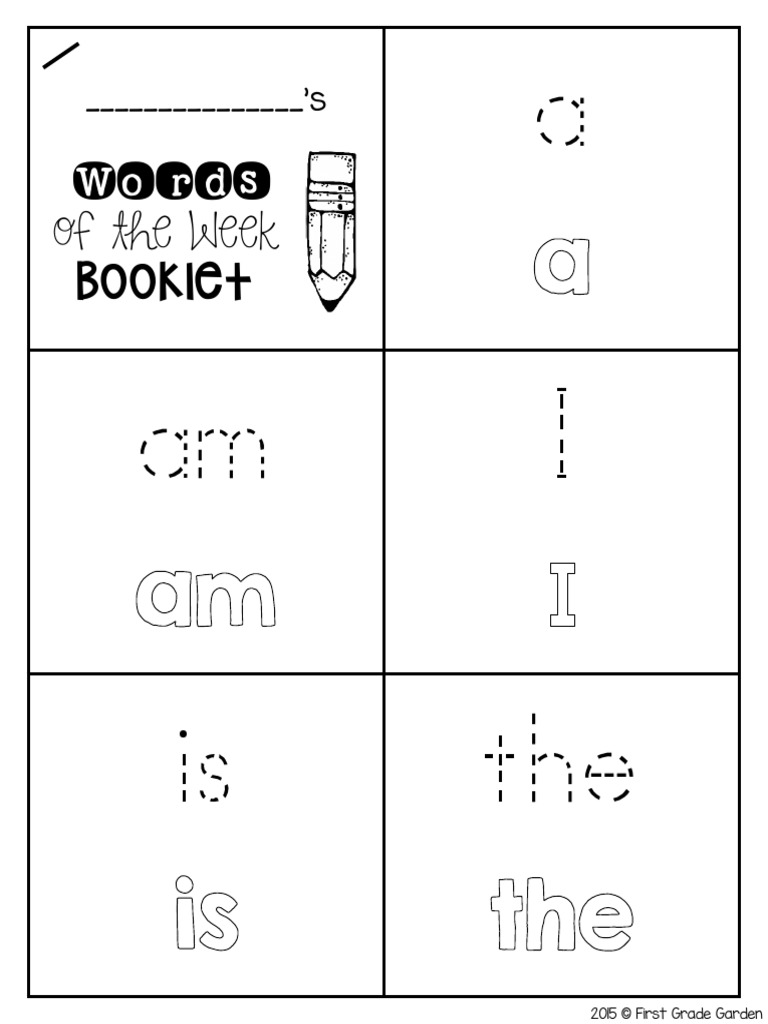Words of The Week Booklets | PDF | Business | Home & Garden