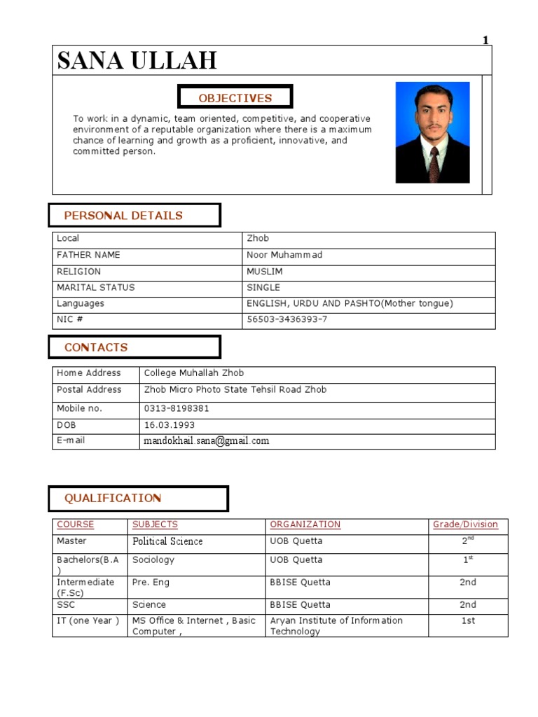 Sana Ullah: Objectives | PDF | Communication | Science