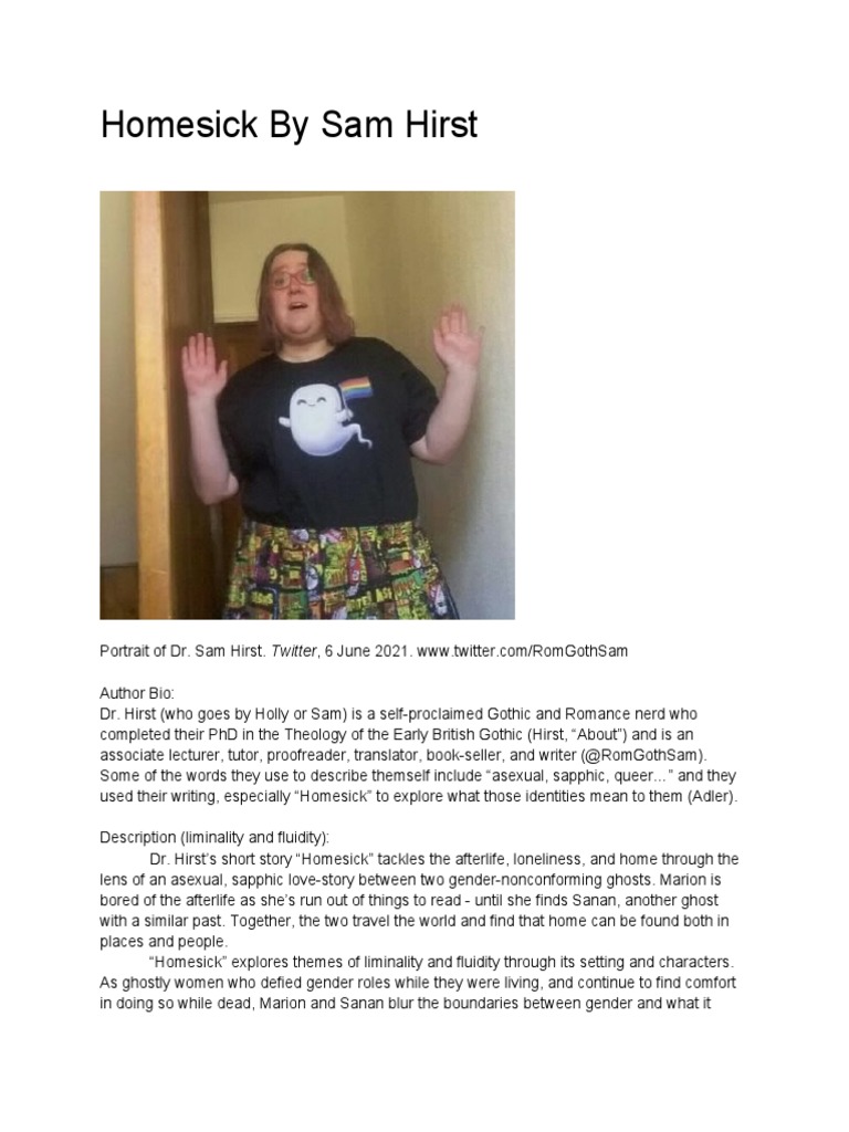 Homesick by Sam Hirst | PDF