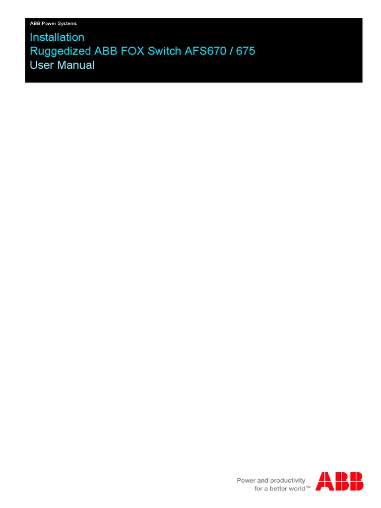 001 - Installation Guide AFS670.AFS675 | PDF | Fuse (Electrical ...